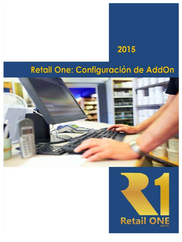 Configuración del AddOn Retail One | PDF | Enchufe (informática) | Bancos