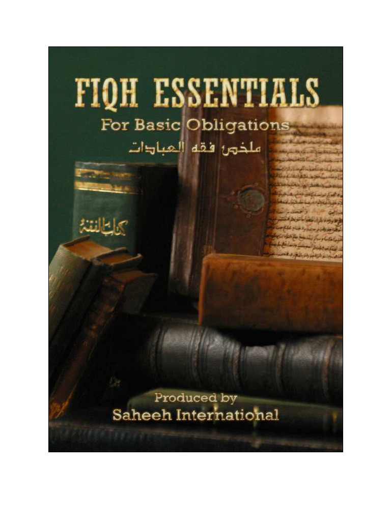 Fiqh Essentials | PDF | Prayer | Semitic Words And Phrases