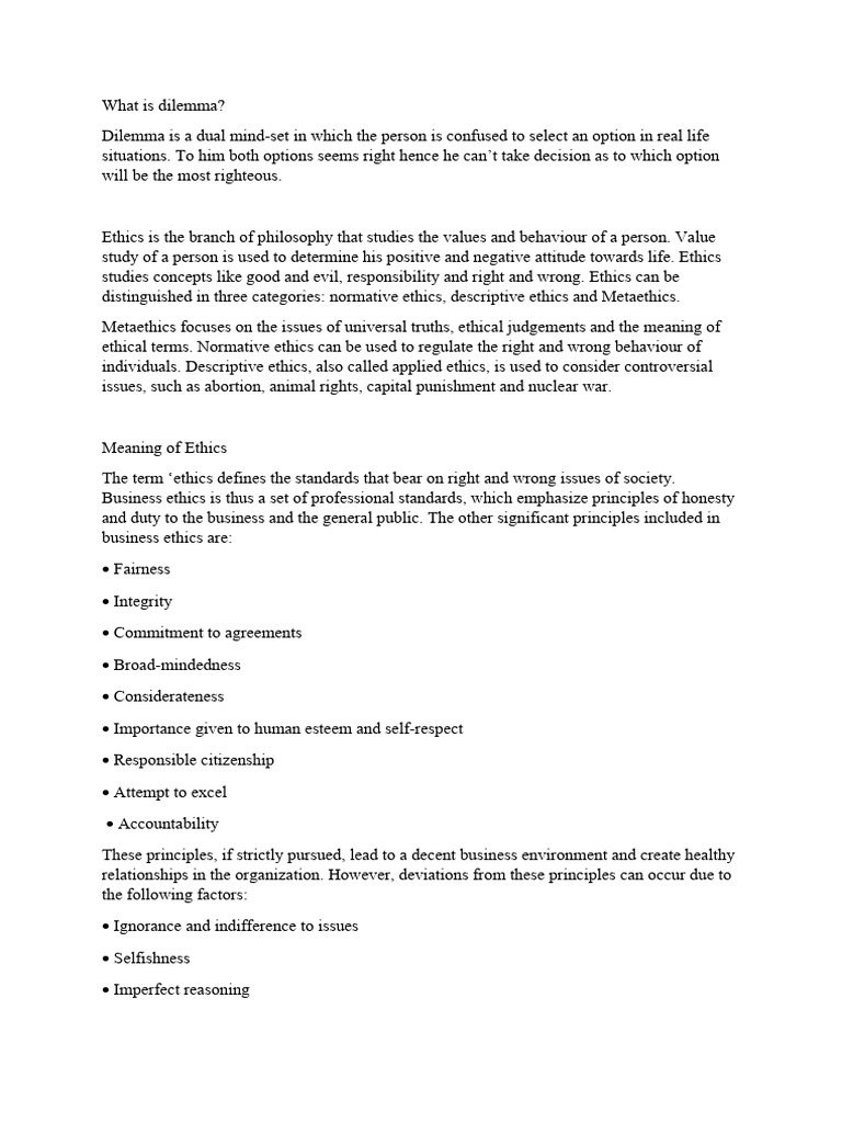 ETHICS Notes | PDF | Morality