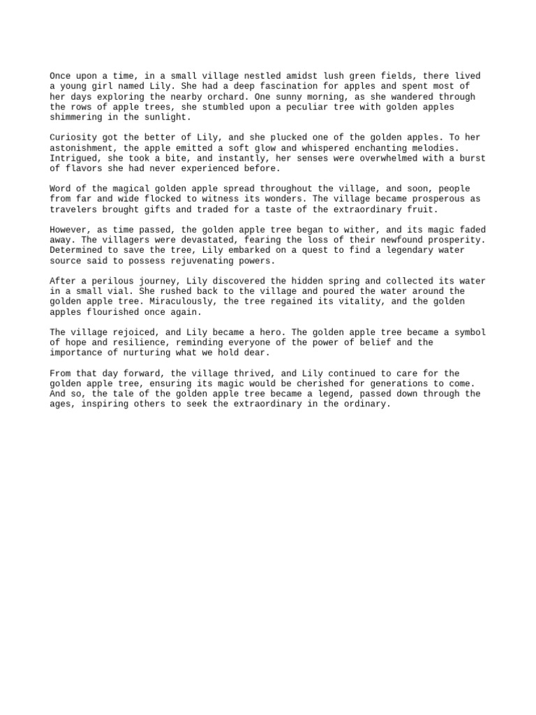 Story About Apple | PDF