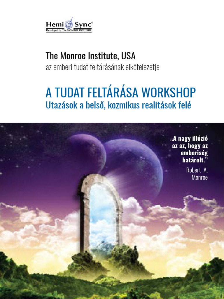 Hemi Sync A Tudat Feltarasa Workshop Leiras | PDF