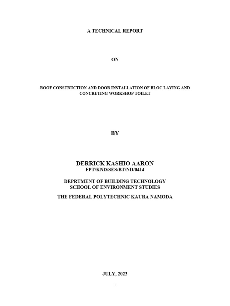 A Technical Report | PDF | Abstract (Summary)