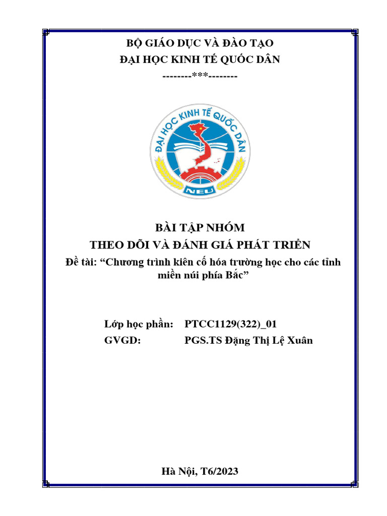 Theo Dõi Đánh Giá Và Phát Triển FINAL | PDF