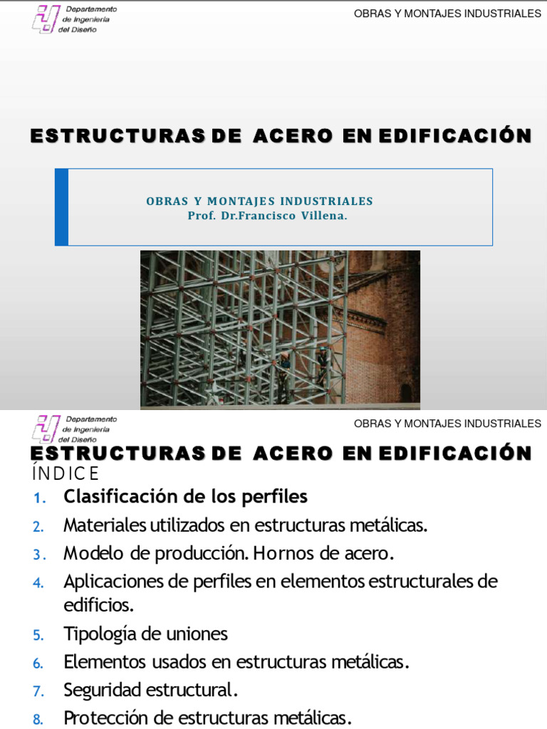 TEMA 7 Estructuras Metalicas | PDF | Soldadura | Construcción
