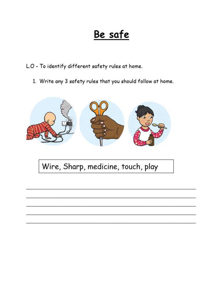 Home Safety Rules for Grade 3 | PDF | Self-Improvement