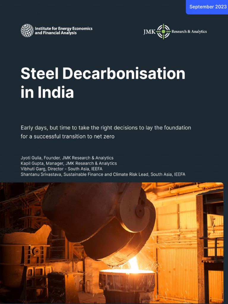 Steel-Decarbonisation-in-India_September-2023 | PDF | Steelmaking ...