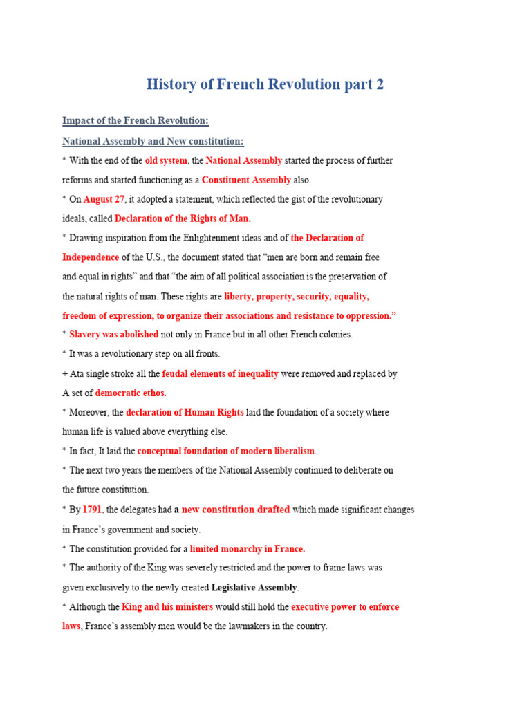 07 History of French Revolution part 2 | PDF | First French Empire ...