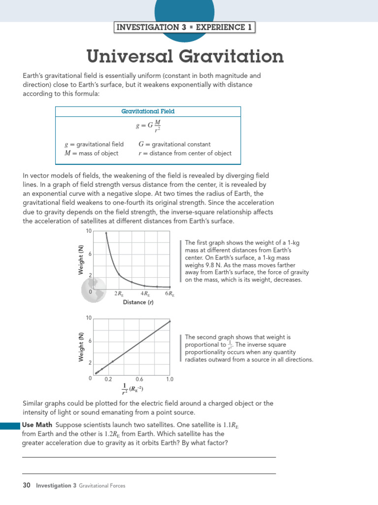 PHYS22 GF 01 Skills Workbook | PDF | Gravity | Weight