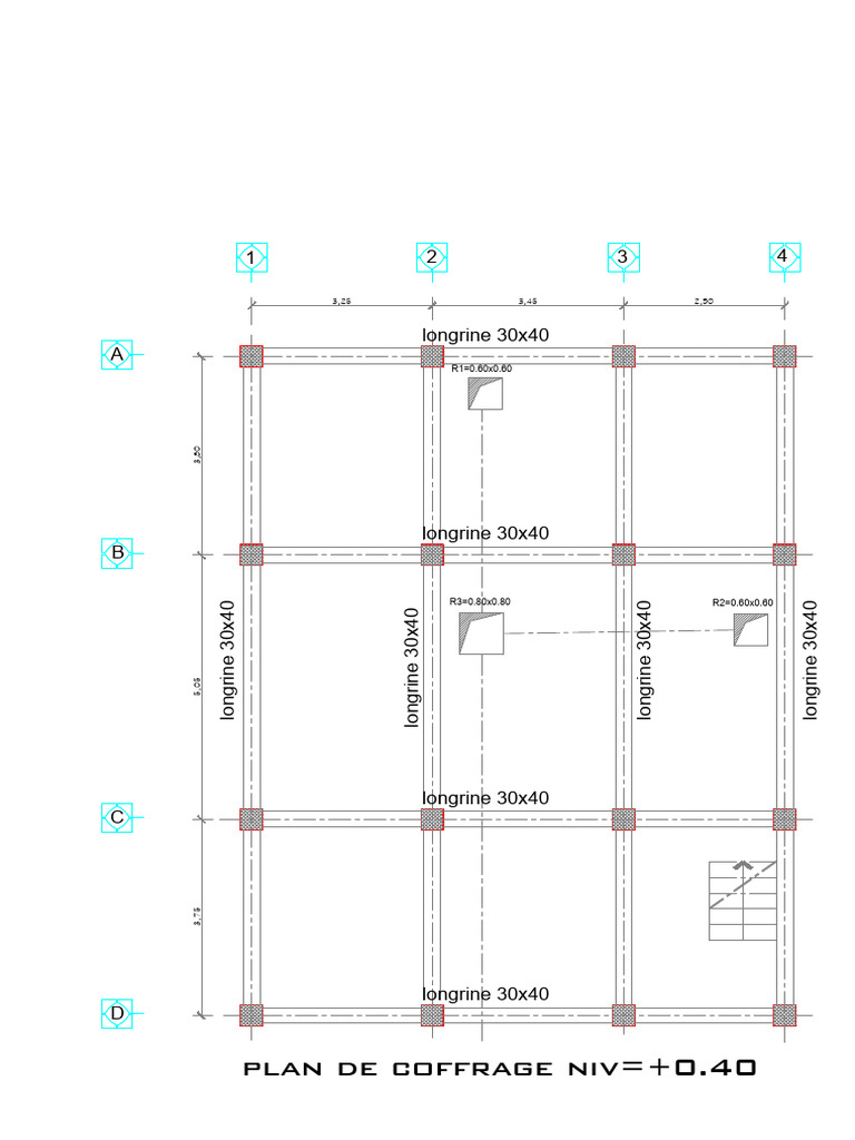 Plan de Coffrage PDF | PDF