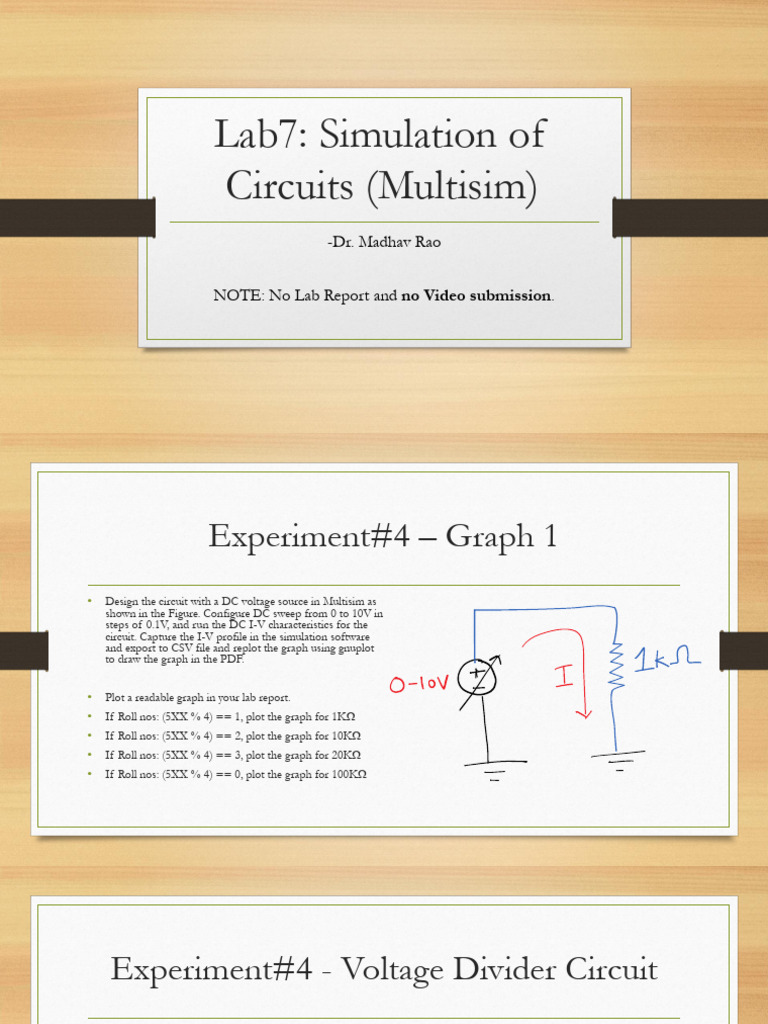 Lab 7 | PDF | Analog Circuits | Electrical Engineering