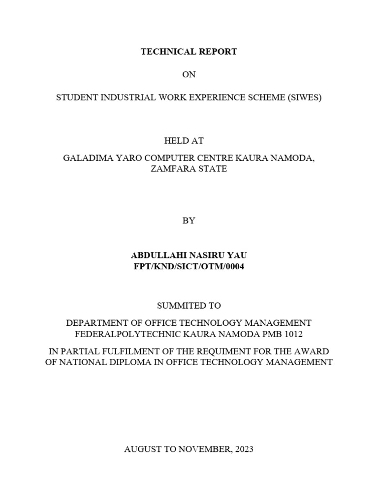 TECHNICAL REPORT JJ | PDF | Microsoft Excel | Html Element