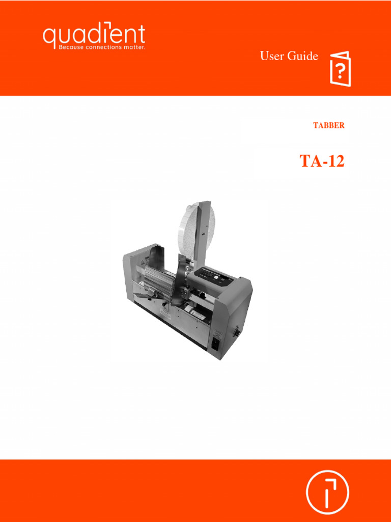 TA-12 Tabber User Guide | PDF