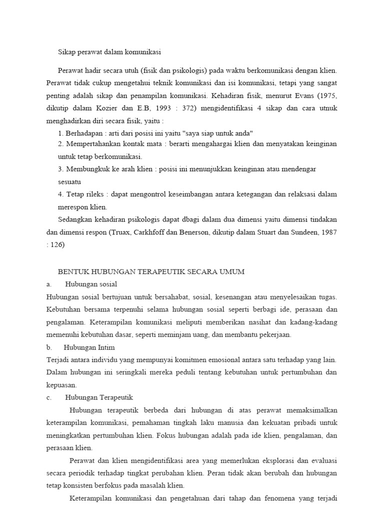 Dimensi Respon Dan Tindakan | PDF