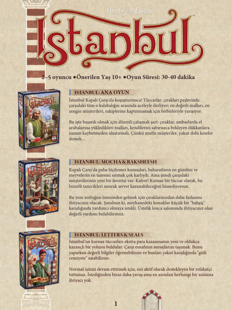 Istanbul Big Box - Türkçe Kural Kitapçığı - v1.0 | PDF