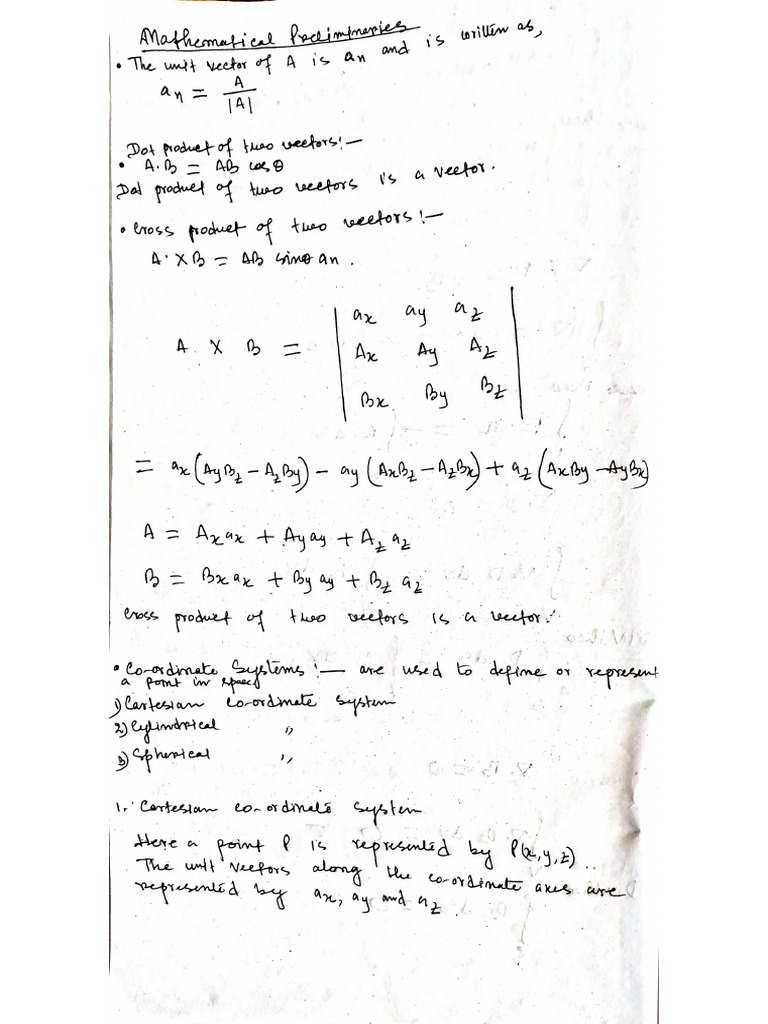 Mathematical Preliminaries | PDF