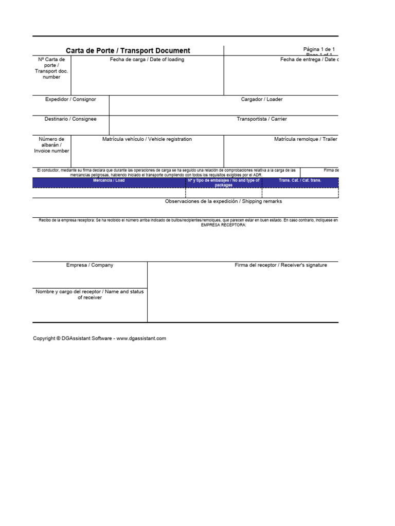 1.1.1.modelo de Carta de Porte | PDF