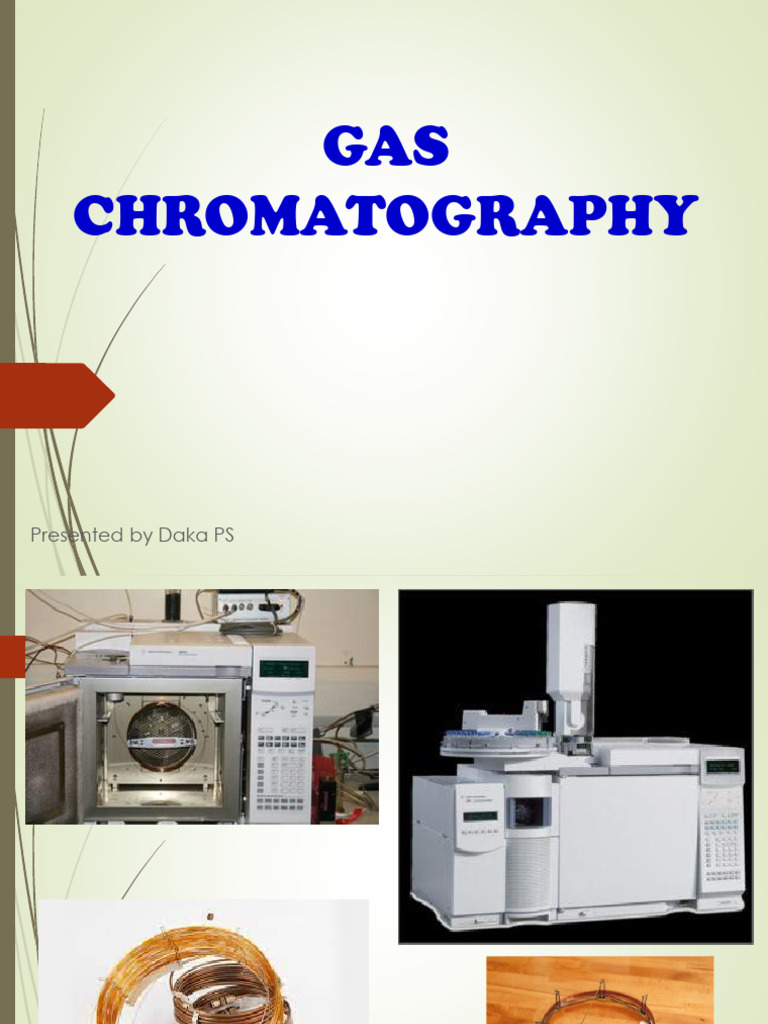 Gas Chromatography Pdf Gas Chromatography Chromatography