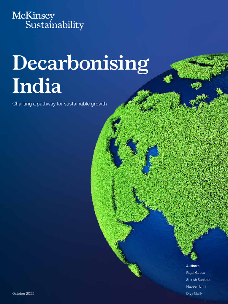 Part 1 - Indian Decarbonisation | PDF | Climate Change Mitigation | Low Carbon Economy