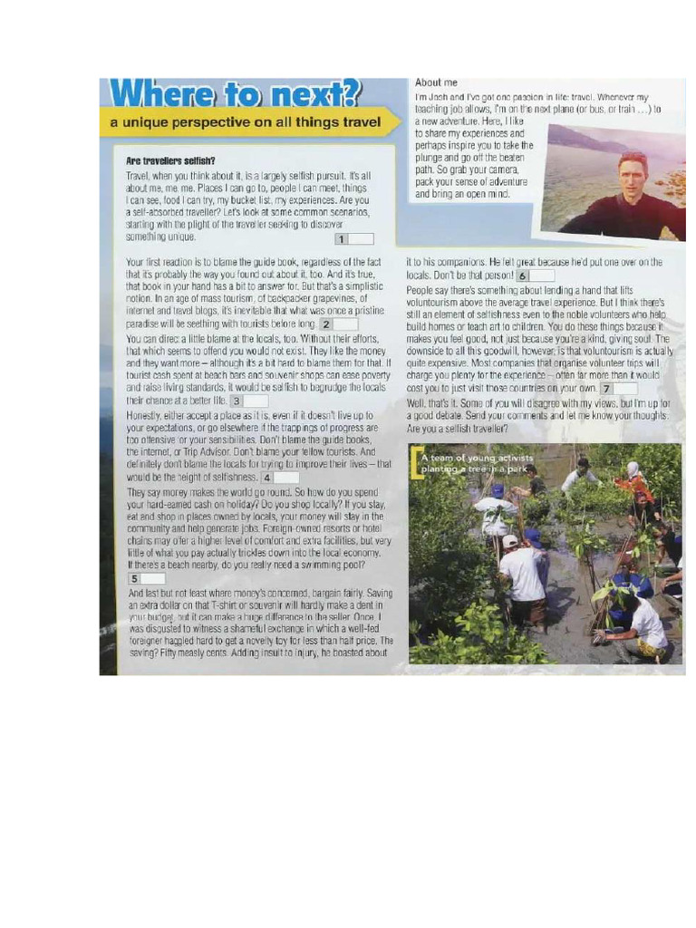 C2 Reading Part 6 Practice 2 | PDF