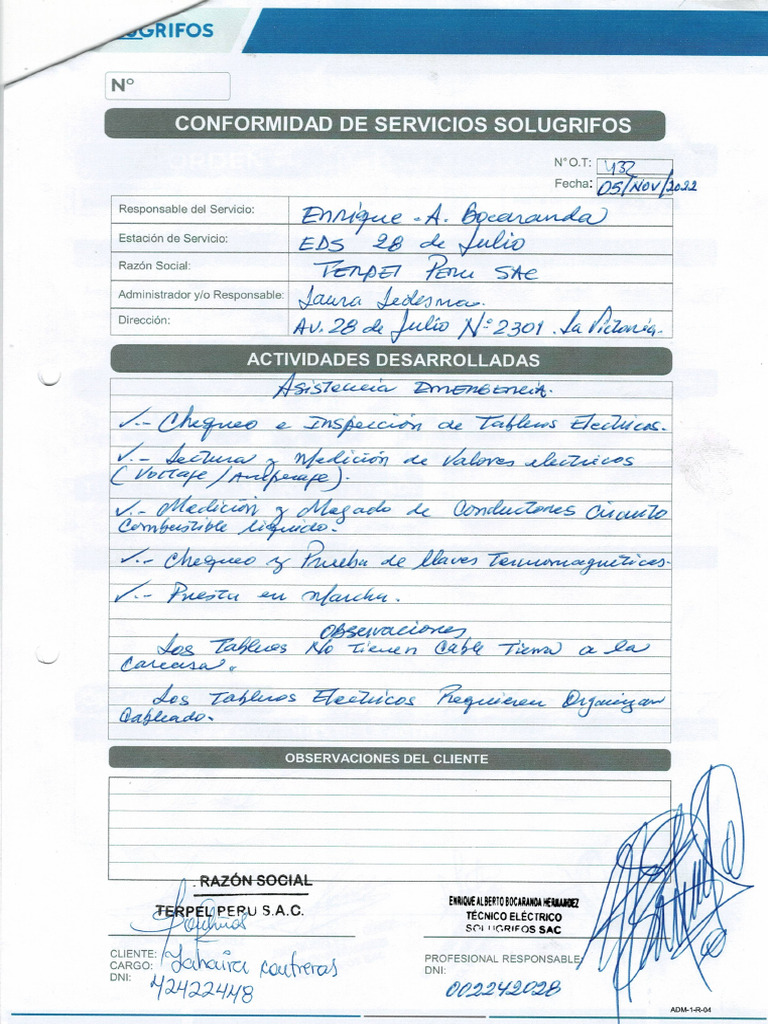 Ot432 - Eess 28 de Julio | PDF