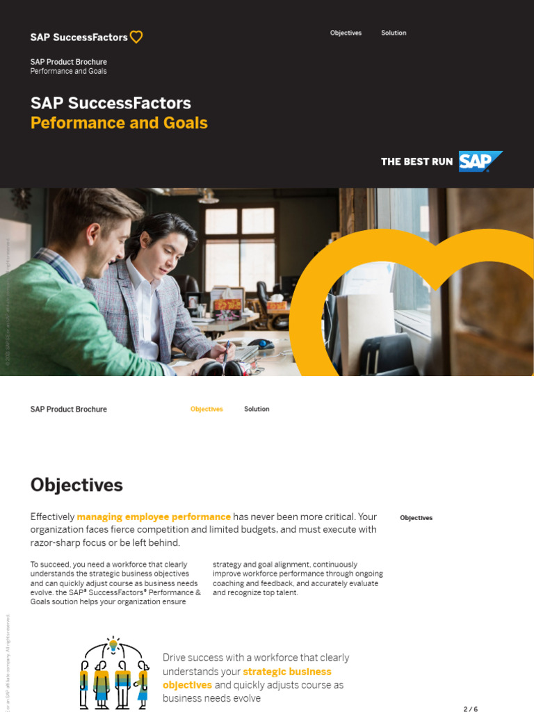 SAP SuccessFactors Performance and Goals | PDF