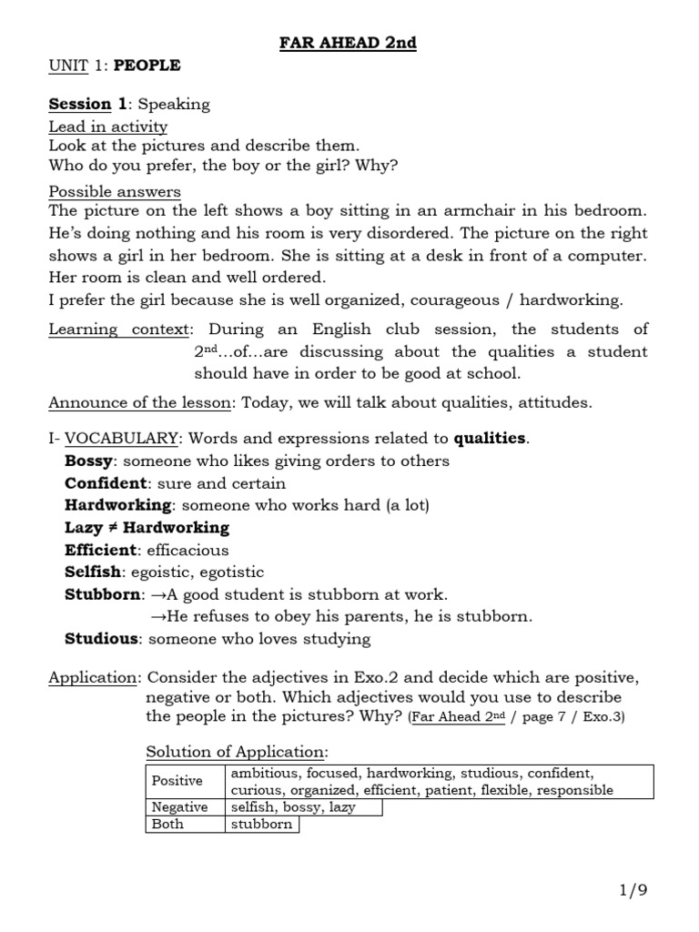 2nd Unit 1 All Sessions | Download Free PDF | Taste | English Language 2nd Unit 1 All Sessions | Download Free PDF | Taste | English Language