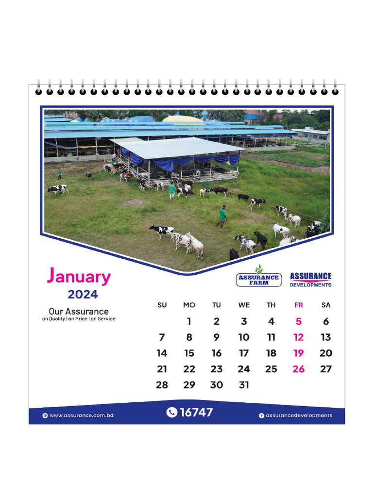 Calendar Farm 2024 | PDF
