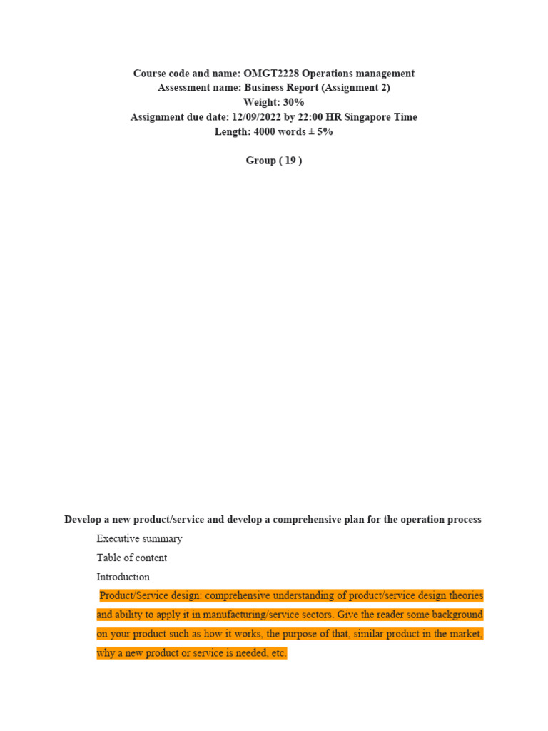 Operations Management | PDF