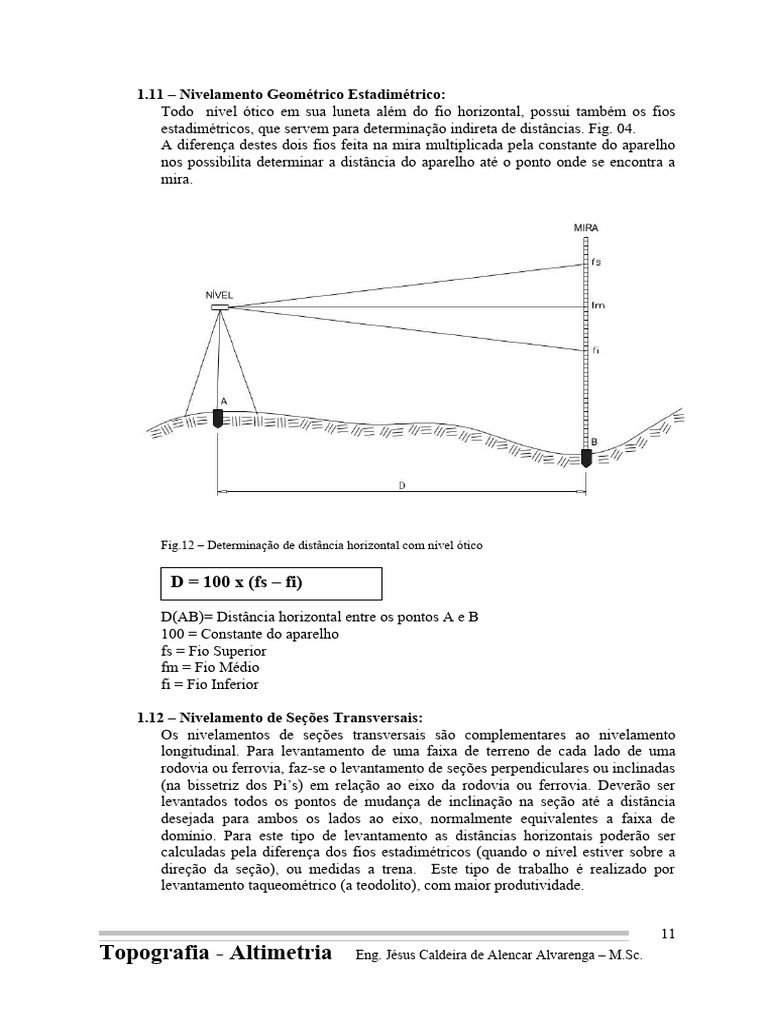 Topografia - Altimetria 2 | PDF | Geometria Euclidiana | Pesquisas