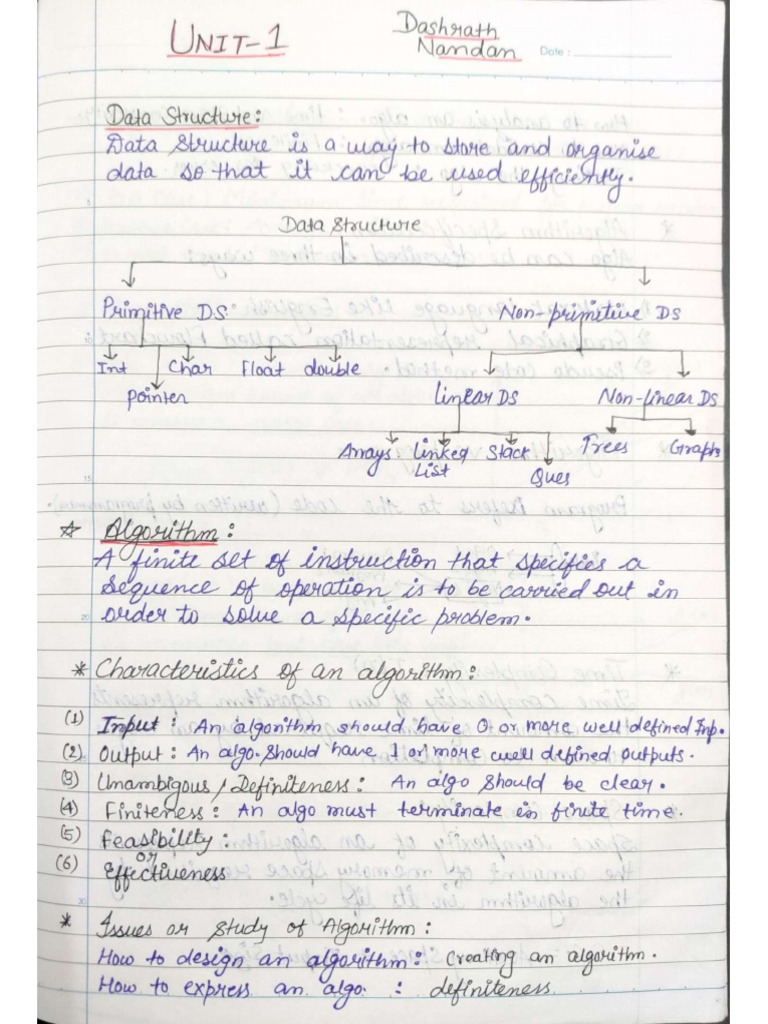 Daa Complete Notes | PDF Daa Complete Notes | PDF