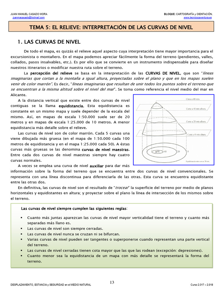 Tema 11. El Relieve | PDF
