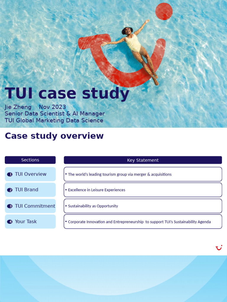 BSS057-6 23-24 BLK2 TUI Case Study 2023 - Tagged | PDF