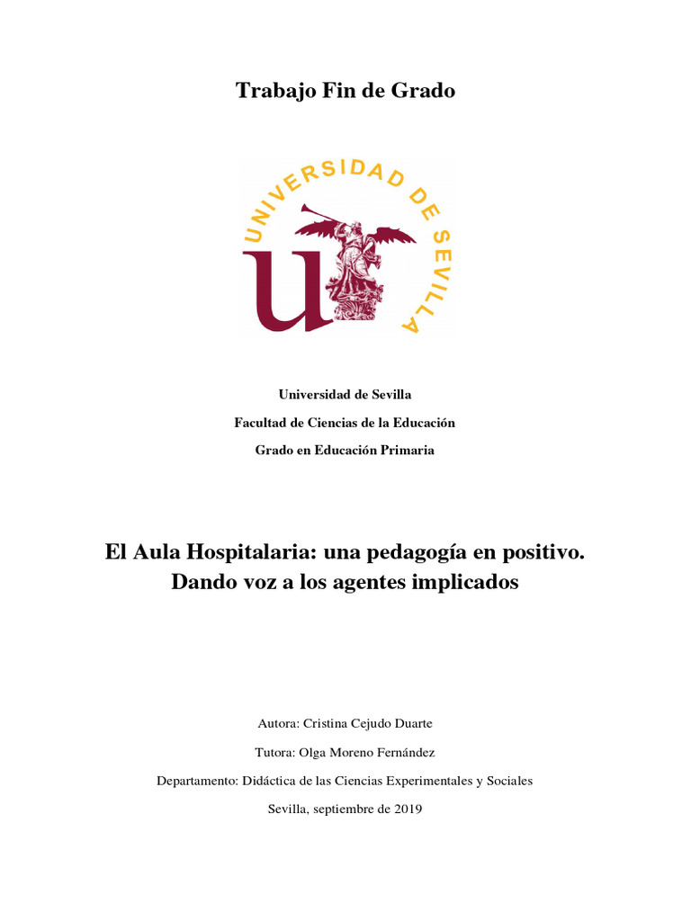 TFG - UNIVERSIDAD DE SEVILLA | PDF