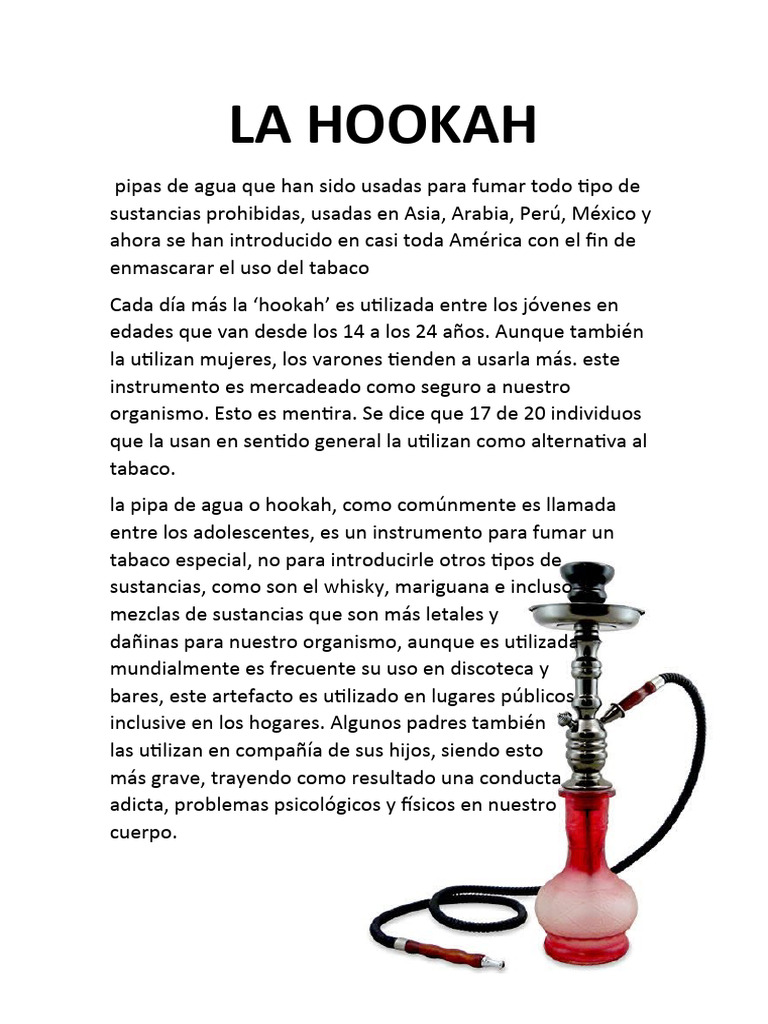 La hookah | PDF