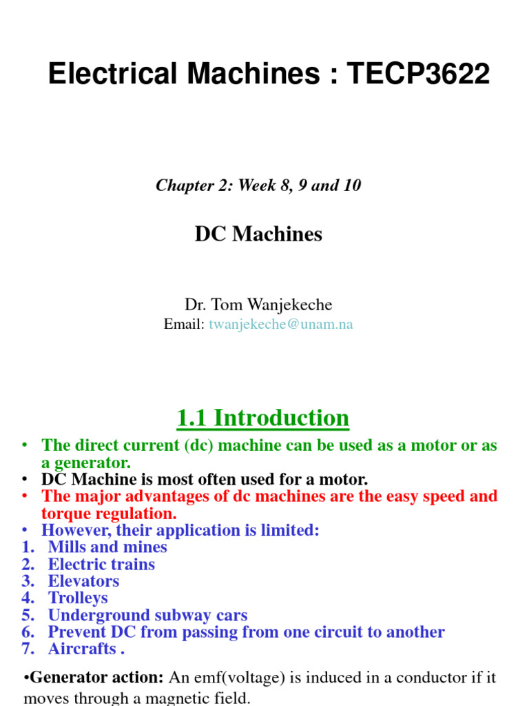Chapter 4 DC Machines | PDF | Electric Motor | Electric Generator