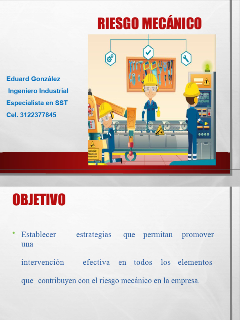 PRESENTACION RIESGO MECANICO | PDF