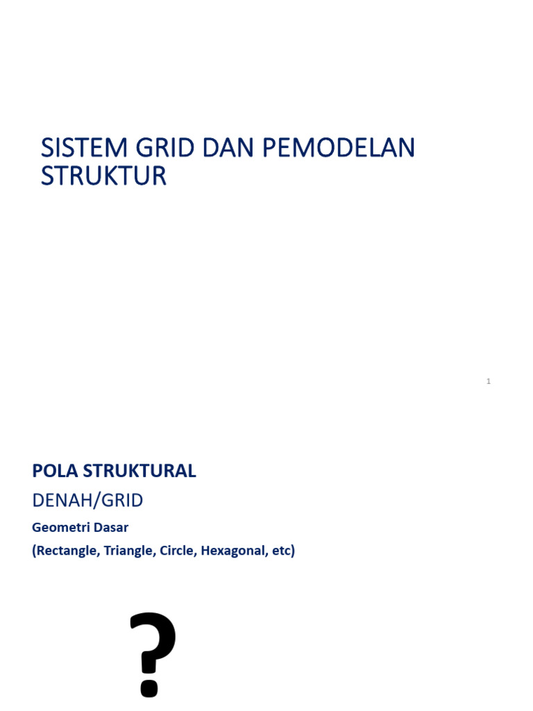 Pengembangan Sistem Struktur Grid | PDF