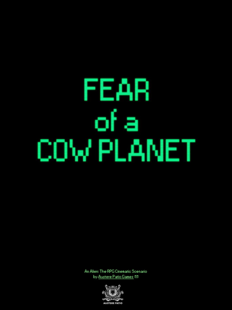 Fear of a Cow Planet r.1 | PDF | Cattle