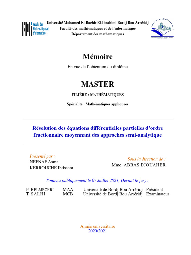 Mémoire Kerrouche | PDF