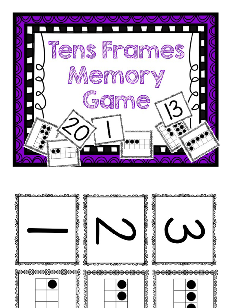 10 Frames Memory Game | PDF