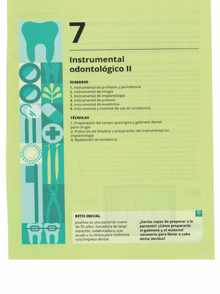 Tema7 Instrumental OdontológicoII | PDF