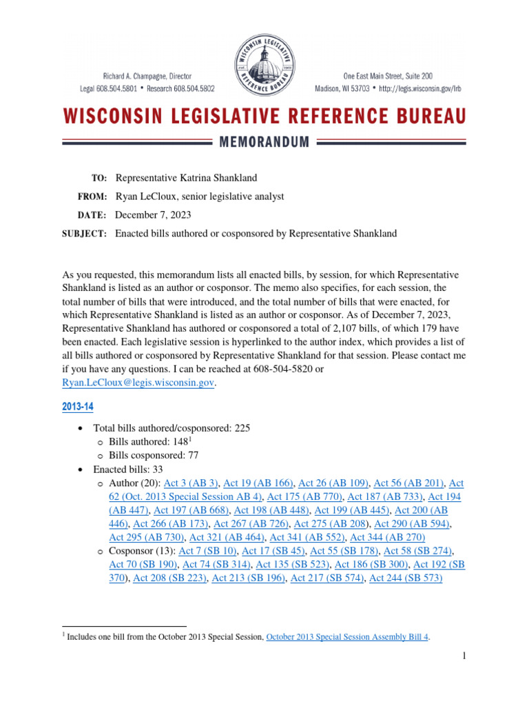 LRB Memo Dec 7 | PDF | Government | The United States