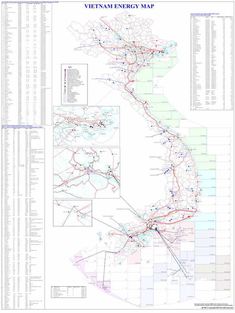 Vietnam Energy Map | PDF