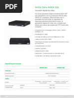Datasheet iNVD 3032 | PDF | HDMI | Endereço de IP