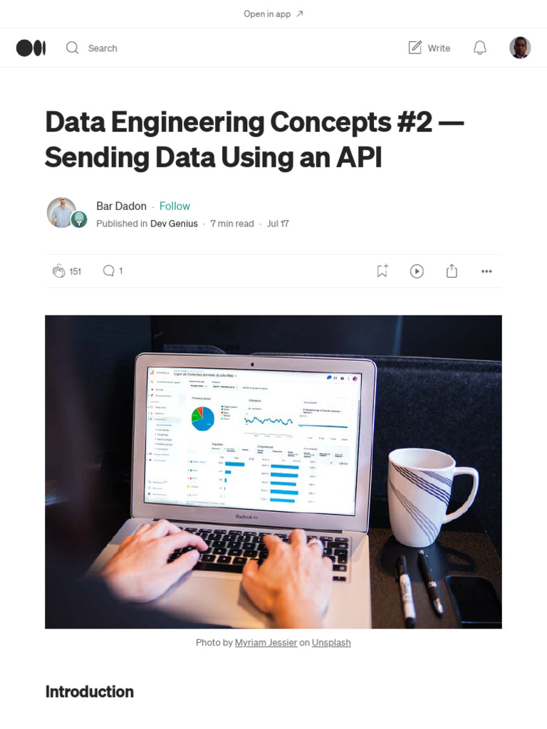Data Engineering Concepts #2 - Sending Data Using An API - by Bar Dadon ... Data Engineering Concepts #2 - Sending Data Using An API - by Bar Dadon ...