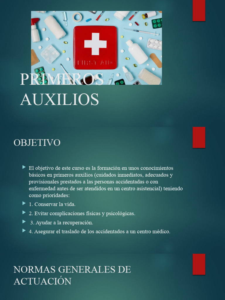 Primeros Auxilios | PDF | Herida | Primeros auxilios