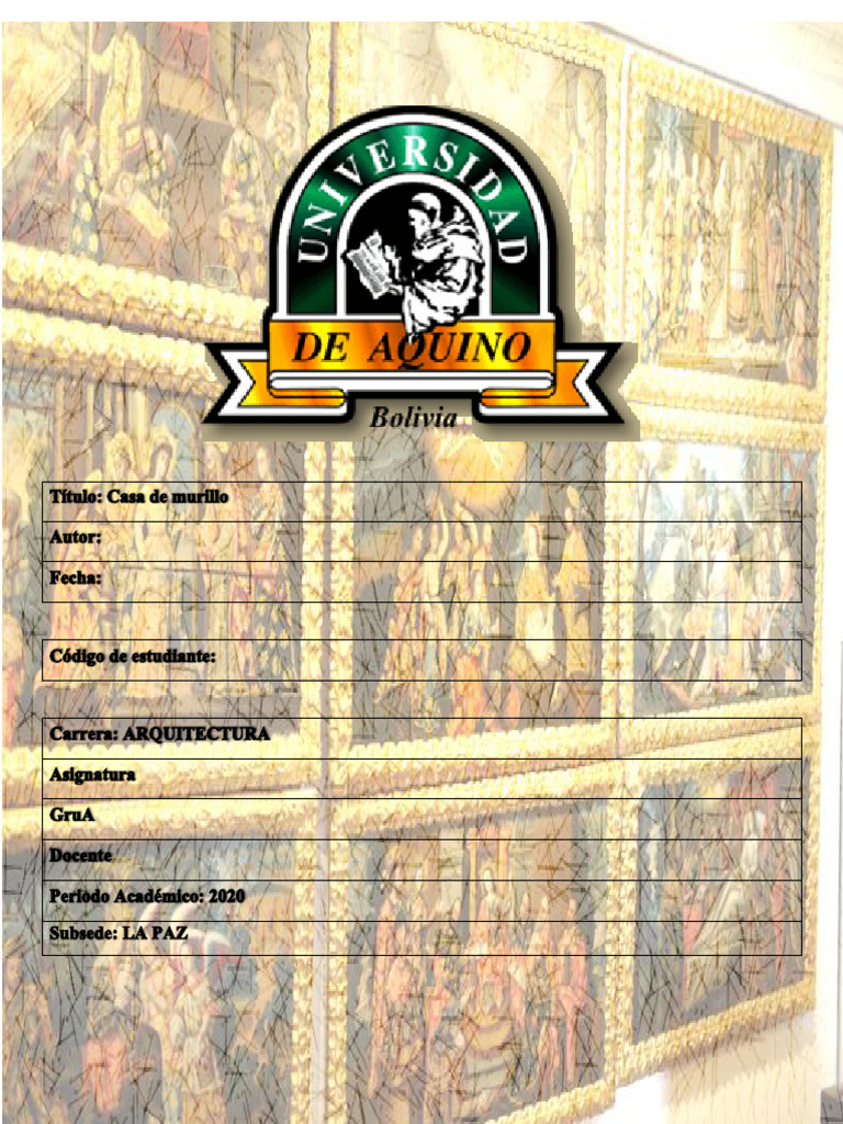 Casa Murillo | PDF | Ciencias sociales | Historia