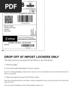 DPD Return Label | PDF