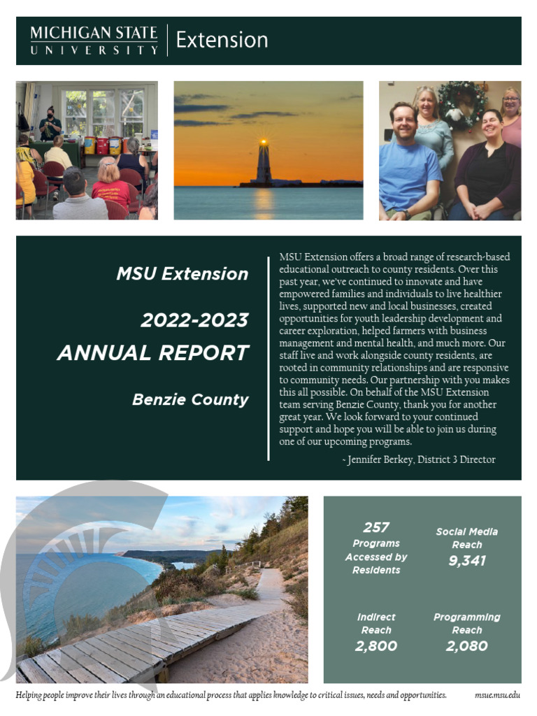 2022-23 MSU Extension Annual Report | PDF | Michigan State University ...