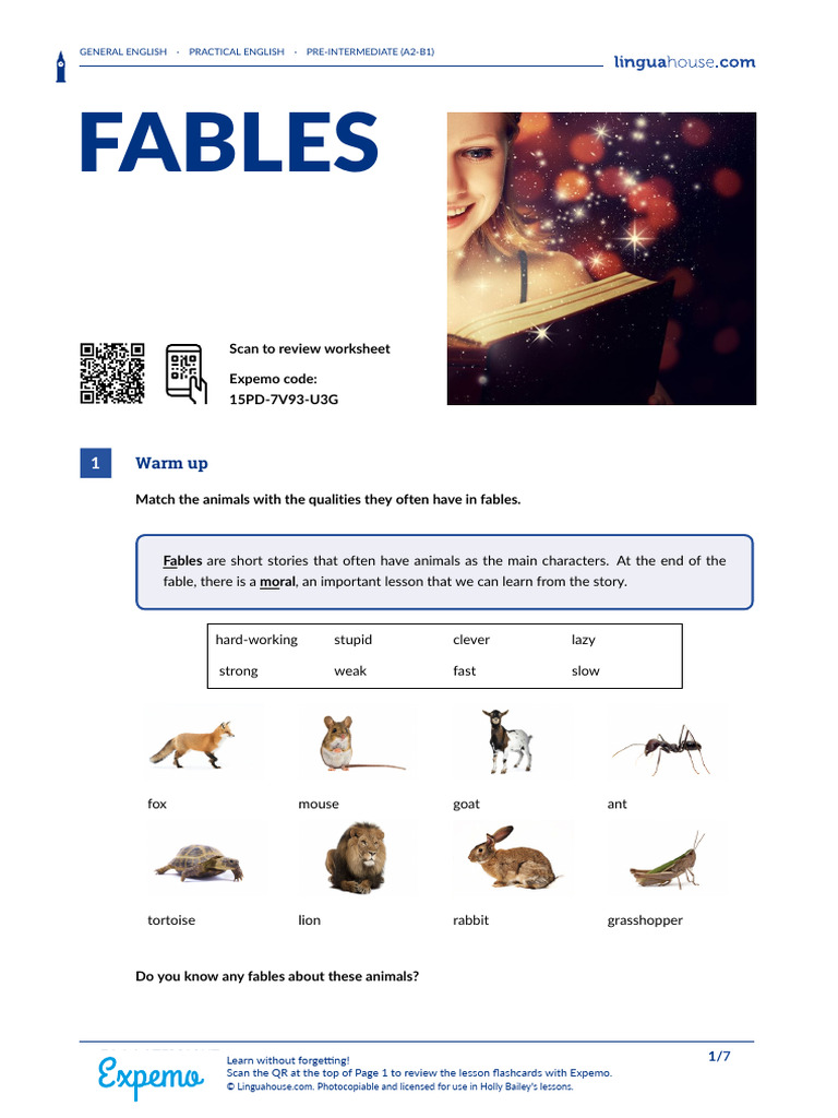 Fables British English Student | PDF | Fable